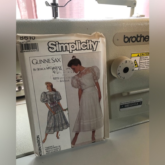 Simplicity | Dresses | Simplicity Gunne Sax Sewing Patternno86size 12 ...